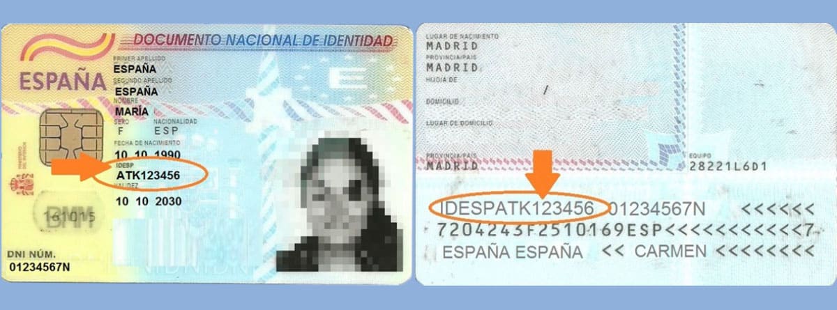 ¿Dónde está el IXESP y el IDESP en el DNI?- Blogs MAPFRE